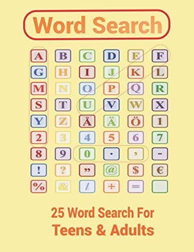 Word Search: 25 word search for teens and adults by Faye Bond | Goodreads