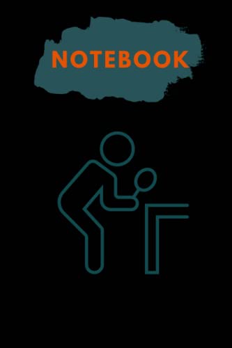 Notebook: table tennis court journal 6" x 9"(15.24*22.86cm) Lined Paper ...