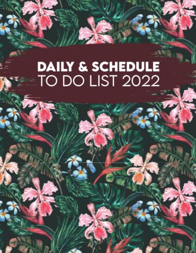 Daily & Schedule, to Do List 2022: Calendar, Planner Inserts, Day ...
