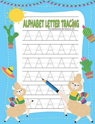 ALPHABET LETTER TRECHING BOOK FOR KINDERGARTEN AND PRE SCHOOL KIDS ...