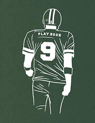 Football Playbook: 111 Pages with Field Diagrams | Perfect for Football ...