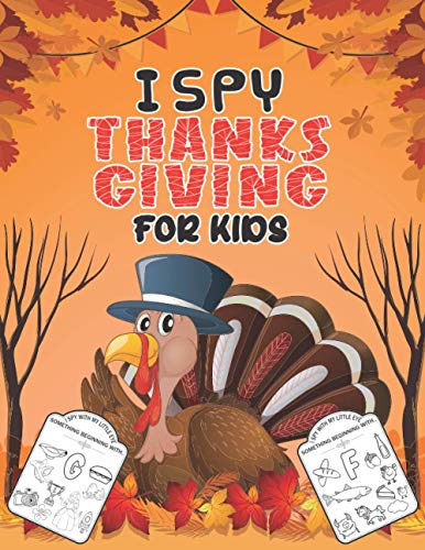 I Spy Thanksgiving For Kids: Thanksgiving Fun Activity Coloring and ...