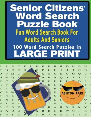 Senior Citizens' Word Search Puzzle Book: Fun Word Search Book For ...