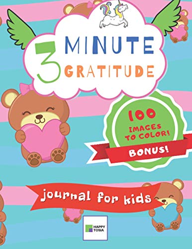 3 Minute Gratitude Journal for Kids: Activity Book For Kids Ages 7-12 ...