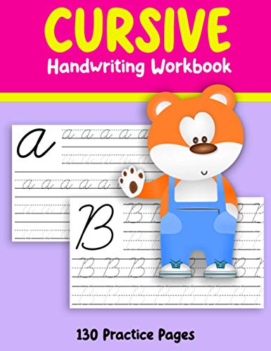 Cursive Handwriting Workbook | 130 Practice Pages: Handwriting Practice ...