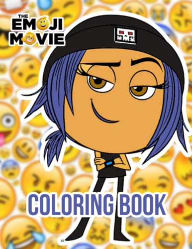 The Emoji Movie Coloring Book: Interesting coloring book suitable for ...