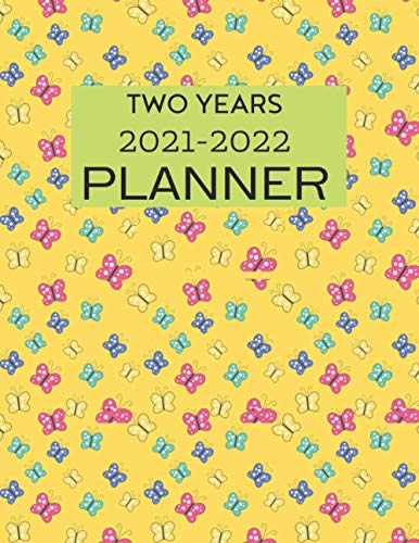 Two Year 2021-2022 Planner: 24 Months Planner , 2021-2022 Monthly ...