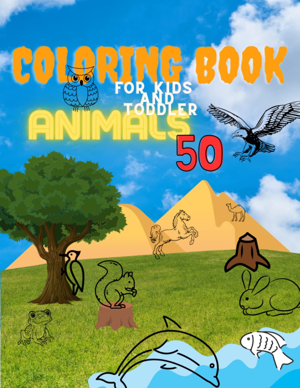 Grassland Animals Coloring Pages