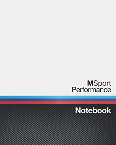 M Sport Performance Notebook: Journal Diary Maintenance Log 120 Pages ...
