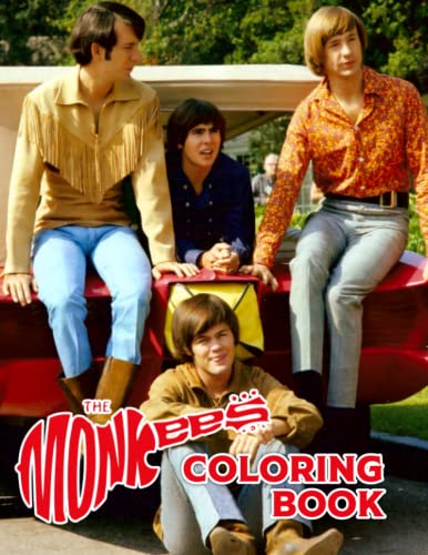 The Monkees Coloring Book: Perfect Coloring Book For Adults and Kids ...