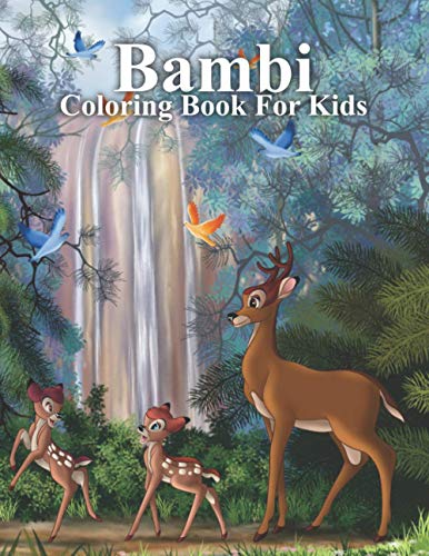 Bambi Coloring Book For Kids: An Kids Coloring Book with Fun Easy and ...