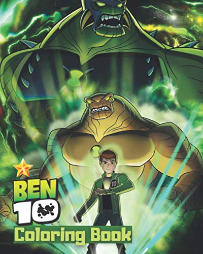 Ben 10 Coloring Book: 55+ High Quality Coloring Pages for Kids and ...