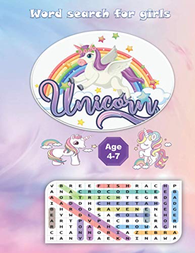 Word Search for girls: word search for girls .girls ages 4-8.Words ...
