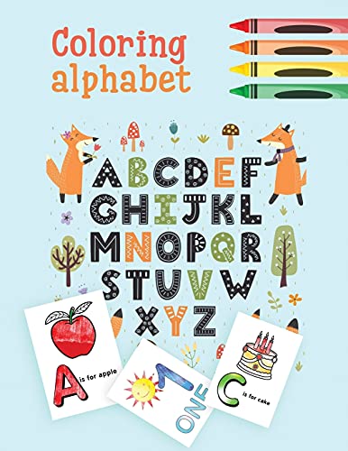 Coloring Alphabet:: ABC coloring book* Educational And Fun Toddler ...