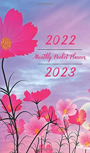 Monthly Pocket Planner 2022-2023: 2 Year Monthly Weekly Small Pocket ...