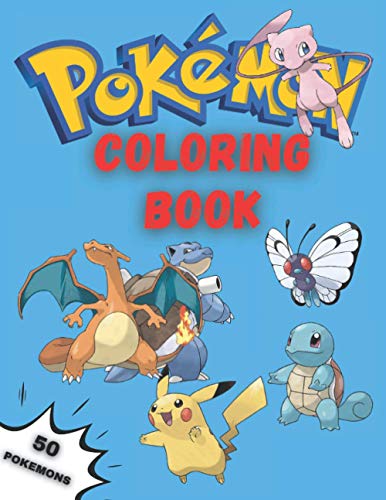 Pokemon coloring book: For all collectors - Color them all ! - fitted ...