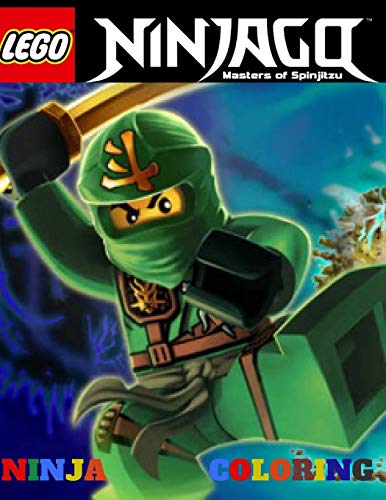 Ninjago: Ninjago coloring book, lego coloring, +40 draw, green ninja ...