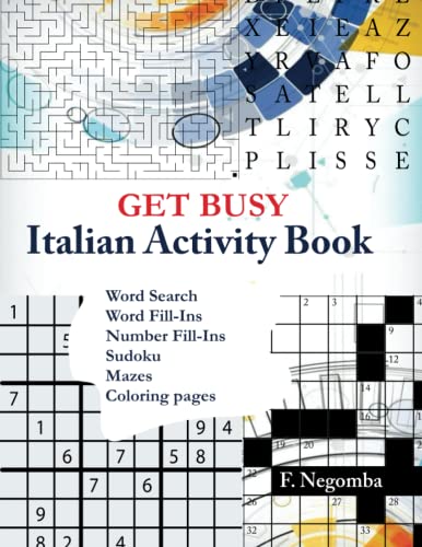GET BUSY Italian Activity Book (Italian Edition) by F Negomba | Goodreads