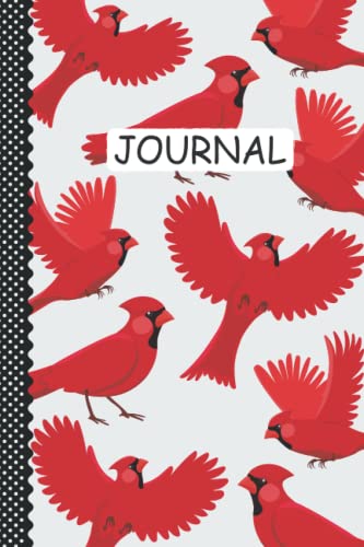 Journal: Cardinal Journal Notebook for Girls, Kids and Students: (100 ...