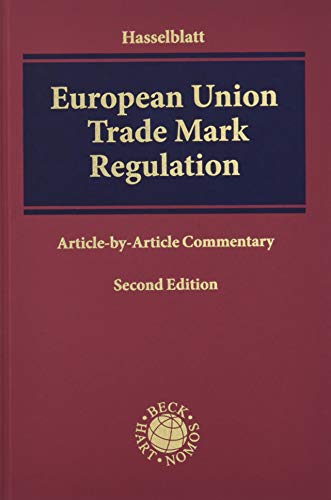 European Union Trade Mark Regulation: (EU) 2017/1001 by unknown author ...