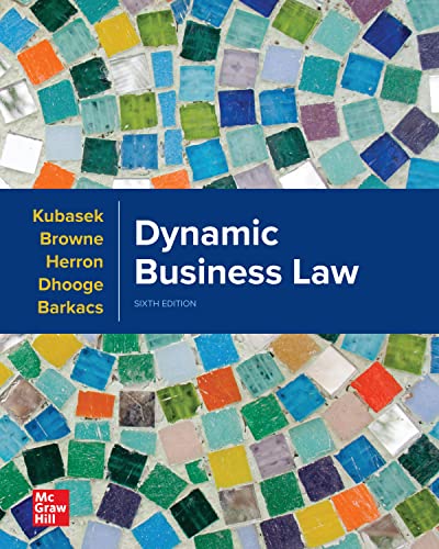 Dynamic Business Law: 2025 Release by Nancy K. Kubasek | Goodreads