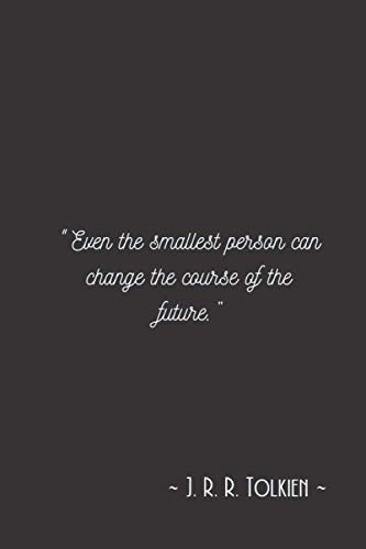 J. R. R. Tolkien: Life Quote Simple Soft Matte Notebook/Journal With ...