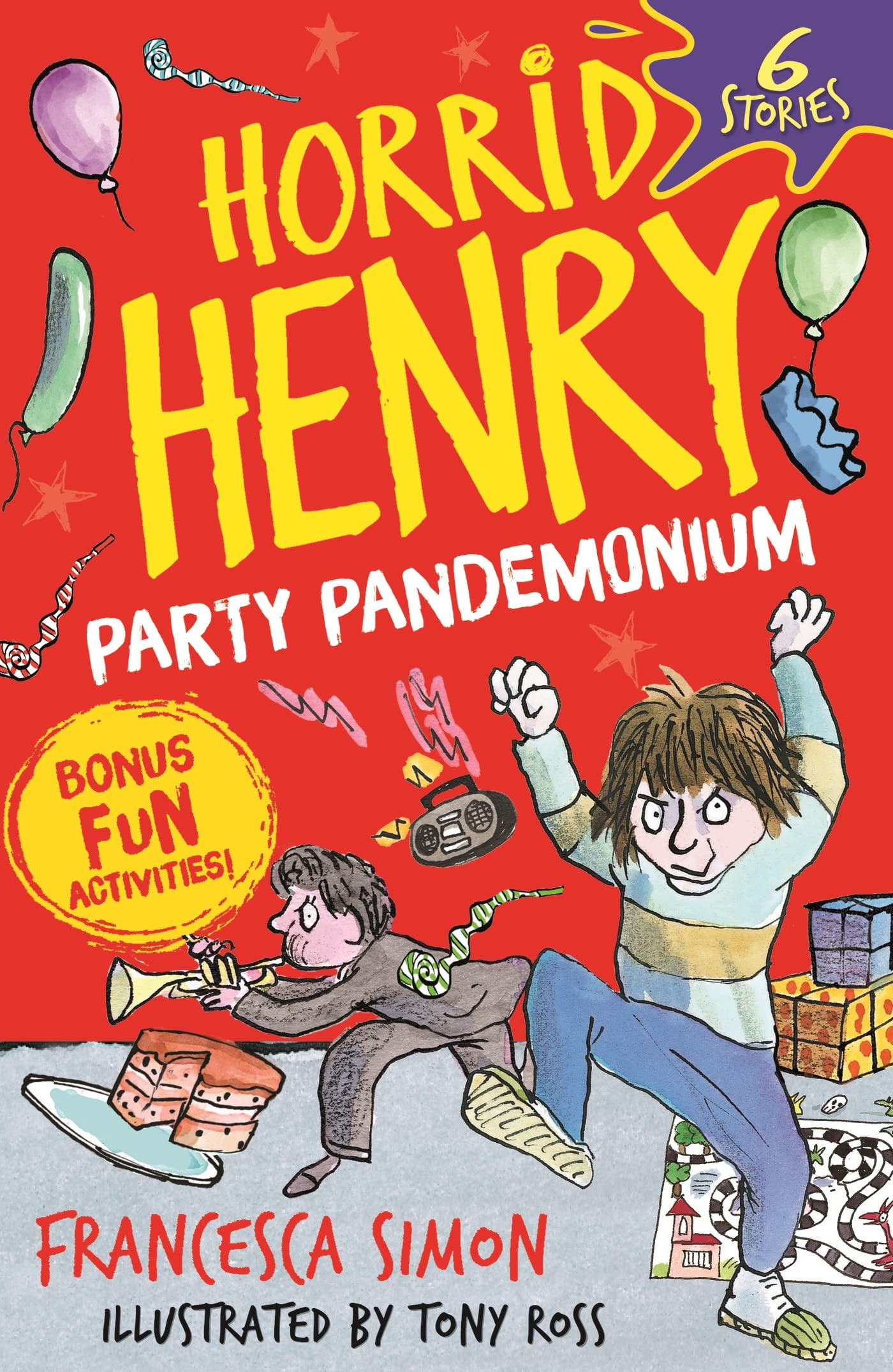 Horrid Henry: Party Pandemonium: 6 Stories plus bonus fun activities ...