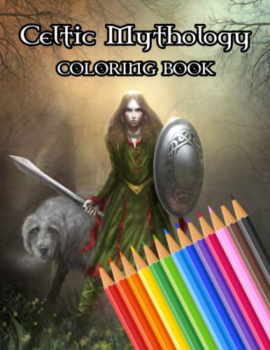 Celtic Mythology Coloring Book: Amazing gift for All Ages and Fans with ...