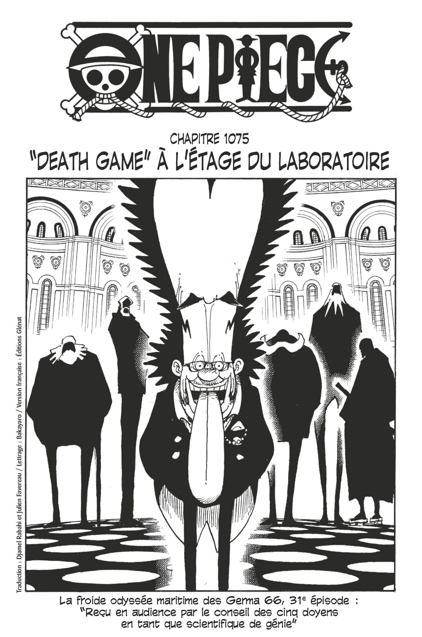One Piece édition originale - Chapitre 1075 : "Death game" à l'étage du ...