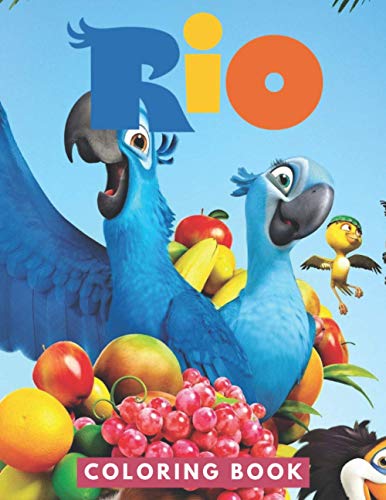 Rio Coloring Book: Perfect Christmas Gift For Kids And Adults Who Love ...