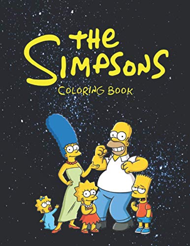 The Simpsons Coloring Book: 100+coloring pictures for kids and adults ...