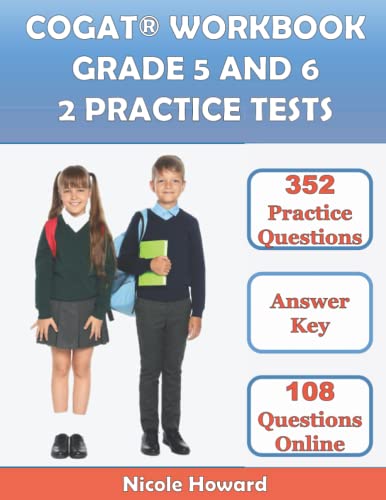COGAT® WORKBOOK GRADE 5 AND 6: 2 MANUSCRIPTS, COGAT® GRADE 5 TEST PREP ...
