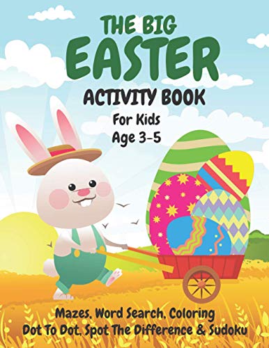 The Big Easter Mazes, Word Search, Dot to Dot, Coloring Activity Book ...