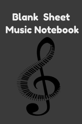 Easy Piano Sheet Music for Kids: Blank Sheet Music Notebook: Music ...