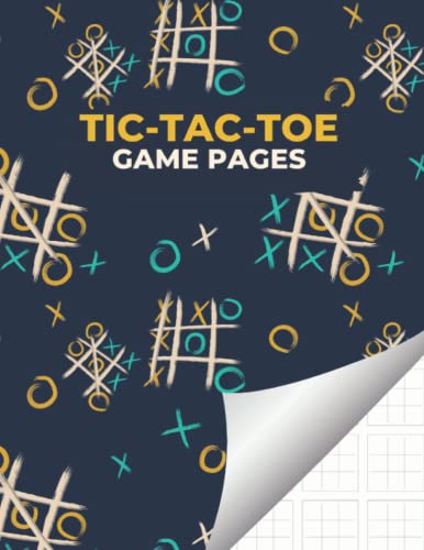 Tic Tac Toe Game Pages: Fun Activity Tic Tac Toe Paper Pages Book With ...
