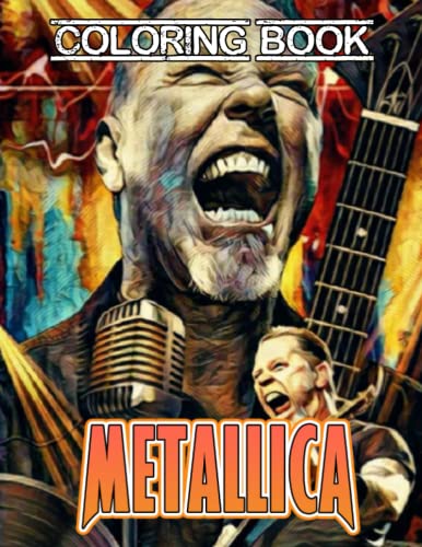 Metallica Coloring Book: An Amazing Coloring Book With Lots Of ...