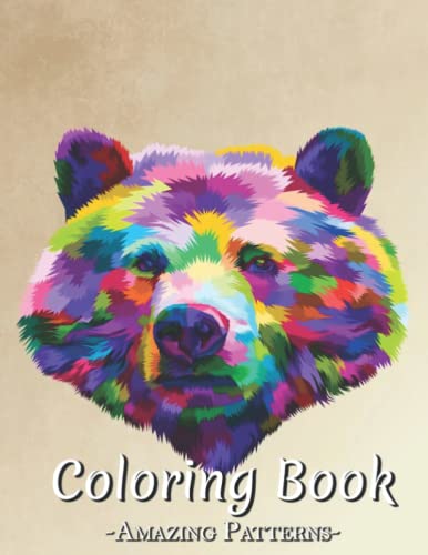 Coloring Book For Beginners: Large Print Coloring Designs With ...