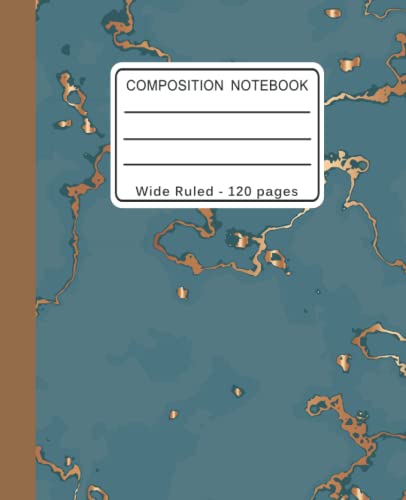 Marble Composition Notebook: Marbled Composition Notebook,A Composition ...