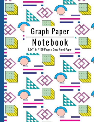 Graph Paper Notebook: Quad Ruled 4x4 Grid Paper for Engineers ...