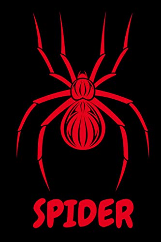 Spider: Spider lover Notebook for boys and girls. Cute Spider lined ...