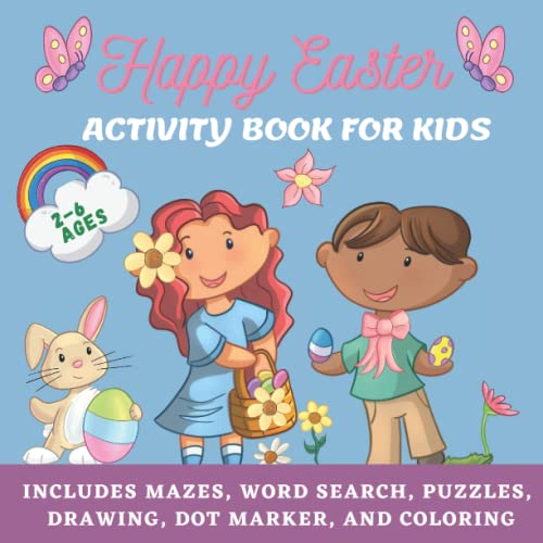 Funny & Happy Easter Coloring and Activity Book for Toddlers and ...