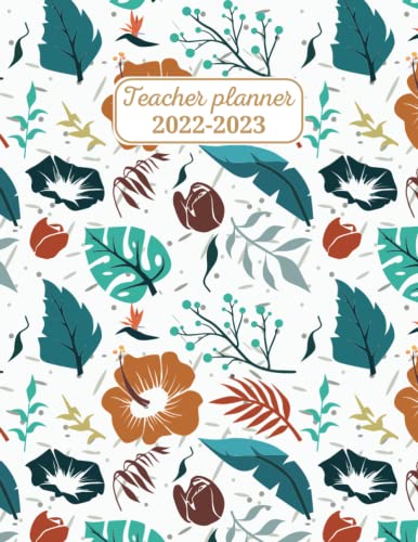 Teacher planner 2022-2023: 8.5"x11" Includes 8 Periods, Page Tabs ...