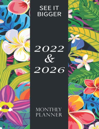 2022-2026 Monthly Planner - See It Bigger: Five Year Planner Calendar ...