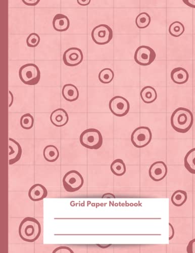 Grid Paper Notebook: Pink Graph Ruled Notebook for Designers, Engineers ...