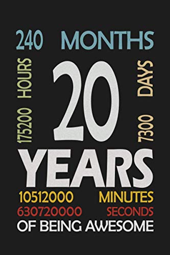 20 Years 240 Months 7300 Days Of Being Awesome: A True Friendship is a ...