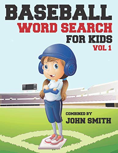 Baseball Word Search For Kids: Circle Word Puzzle Books Large Print ...