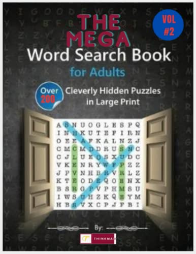 Word Search for Seniors Large Print: 200 Word Search Puzzles with ...