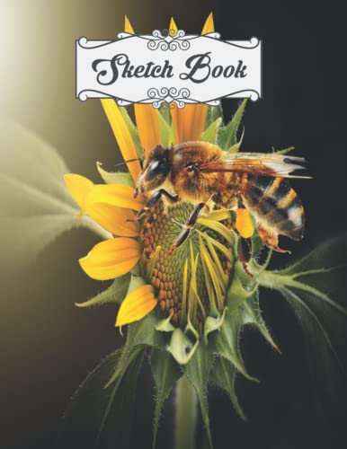 Bee Sketchbook: Gift For Girls And Women - Save The Bees Sketchpad ...