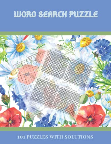 Word Search Puzzle: 101 funny Puzzles, Large Print Word Search Puzzle ...