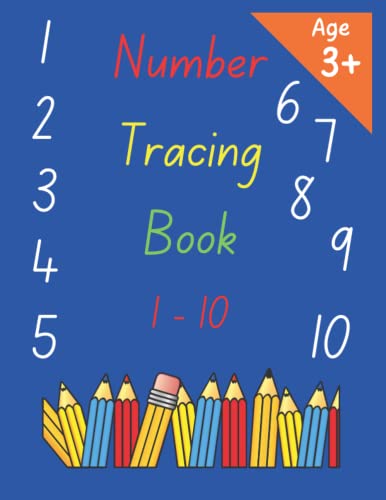 Tracing Numbers Book 1-10: Large 8.5" x 11" Tracing Numbers Book 1-10 ...
